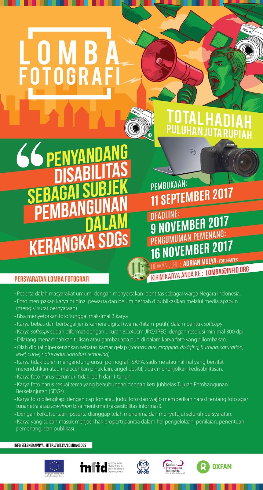Dimas AM: Event Lomba Penulisan Opini & Lomba Fotografi Disabilitas