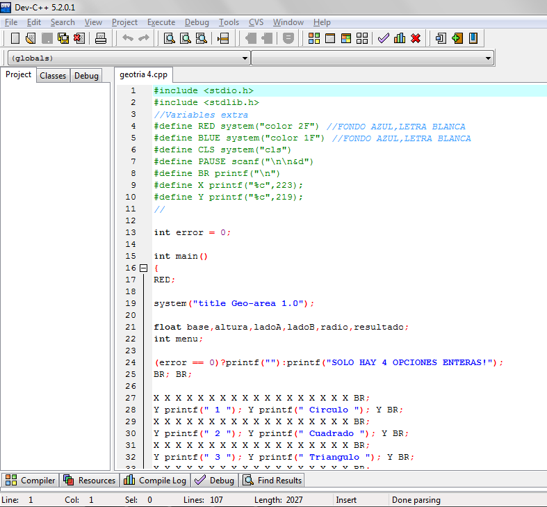 Cómo compilar en Dev C++ | Bloggin Red