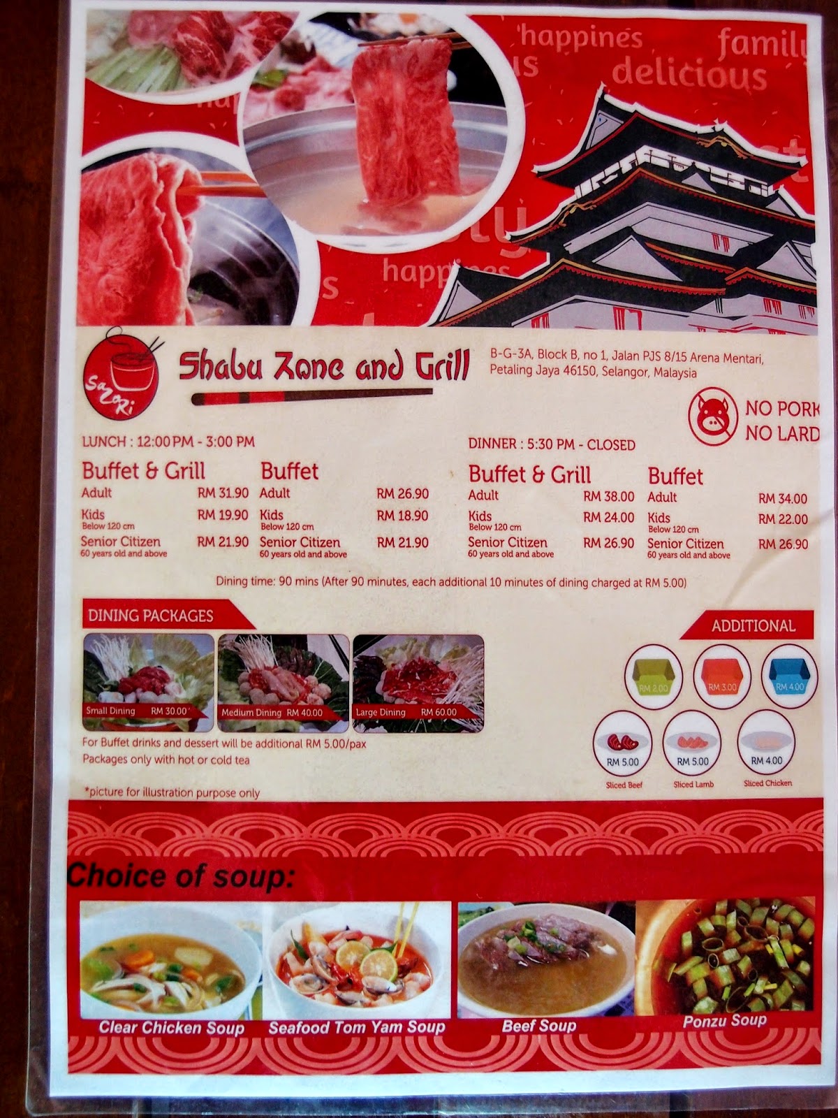 Follow Me To Eat La - Malaysian Food Blog: Sazori - Shabu Zone and ...
