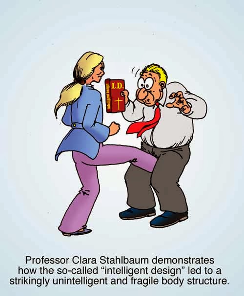 People in white coats: Unintelligent design