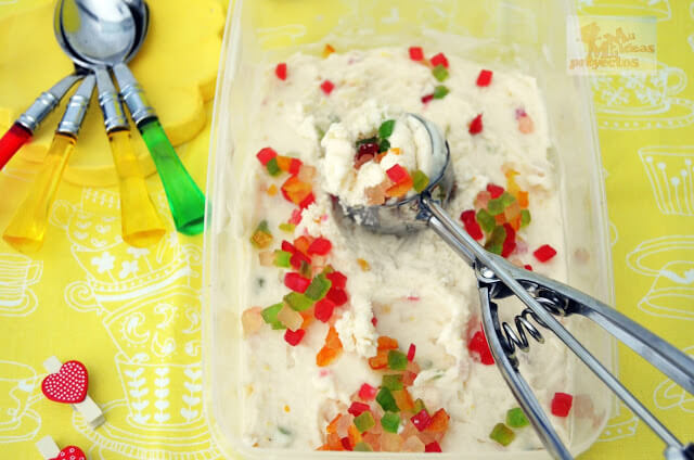 HELADO DE CASSATA O DE TUTTI FRUTI - Mil ideas, mil proyectos