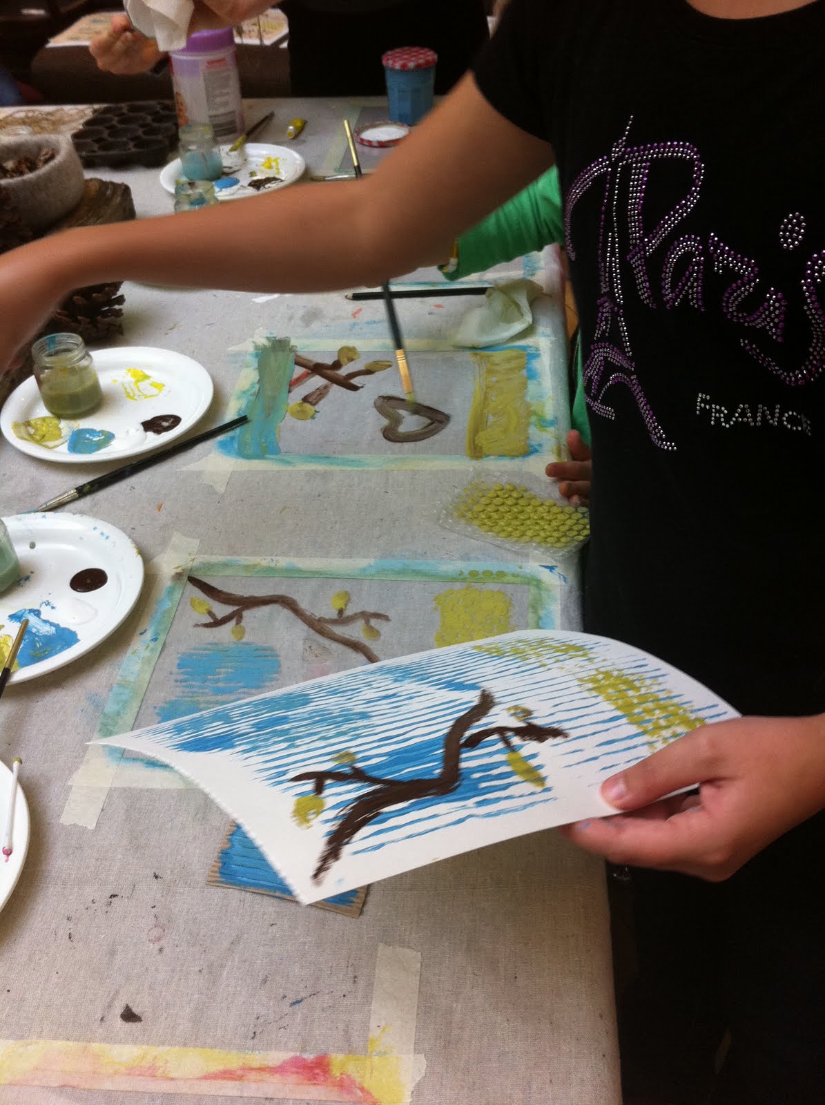 weave+wonder: monoprint magic!