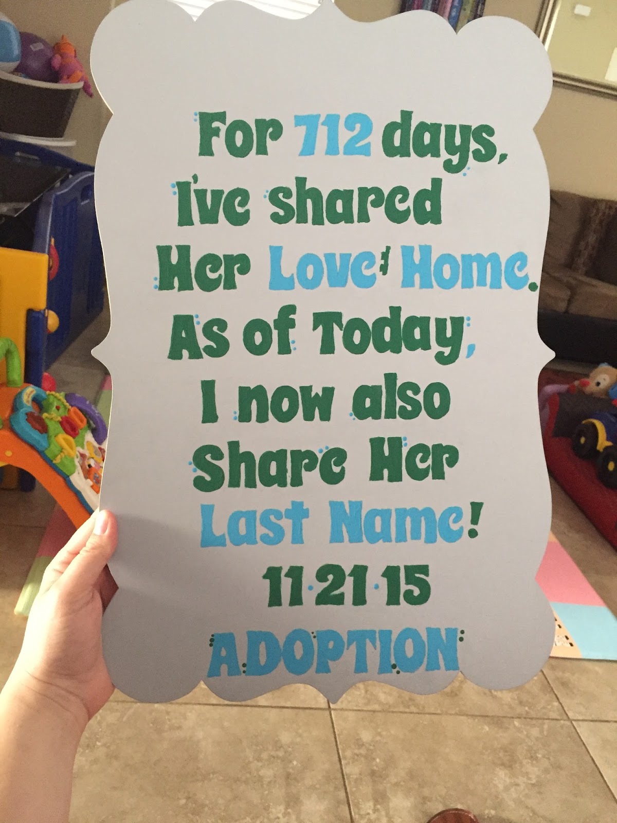 Creating Family C: Adoption Timeline - Baby #1