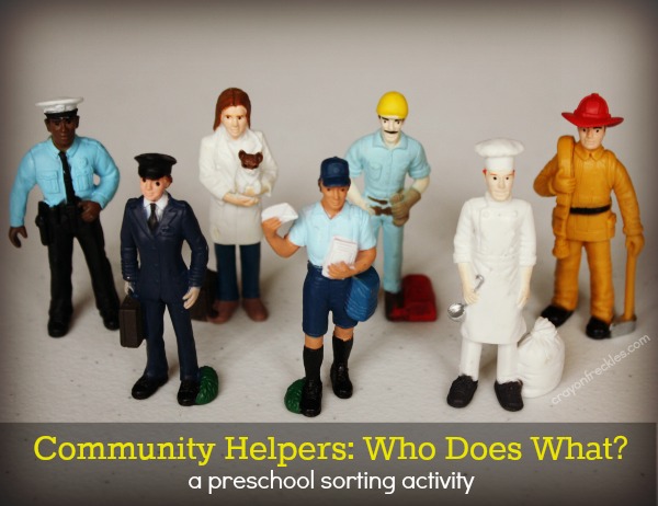 Community helpers crafts. ~ A Day with the De Jongs