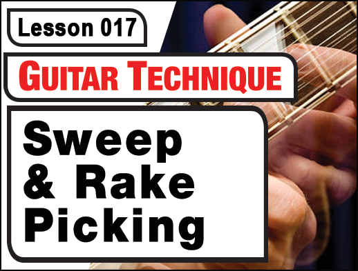 GUITAR TECHNIQUE 017: Sweep & Rake Picking | Creative Guitar Studio