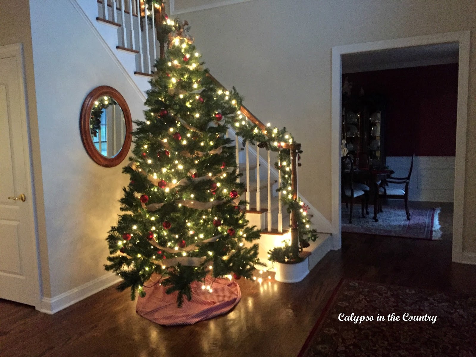 Christmas Foyer - Day and Evening - Calypso in the Country