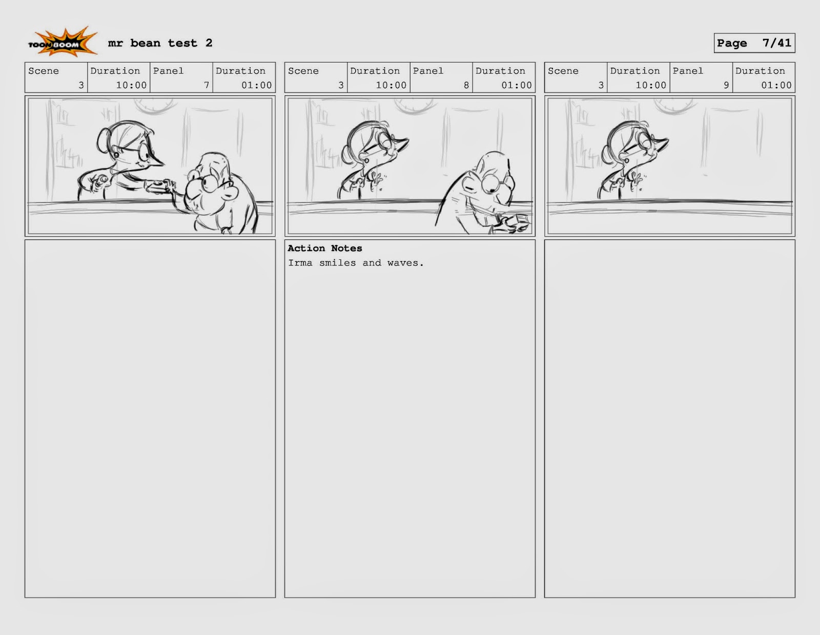 Storyboard Portfolio: Storyboard Samples