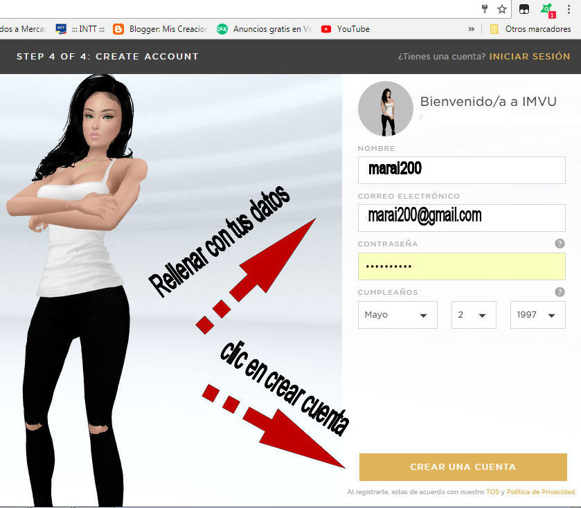 Ministerio Internacional Dejando Huellas: Tutorial Descargar Imvu