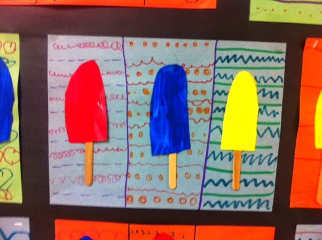 Happily Ever After...An Art Teacher's Fairy Teal: Primary Popsicles