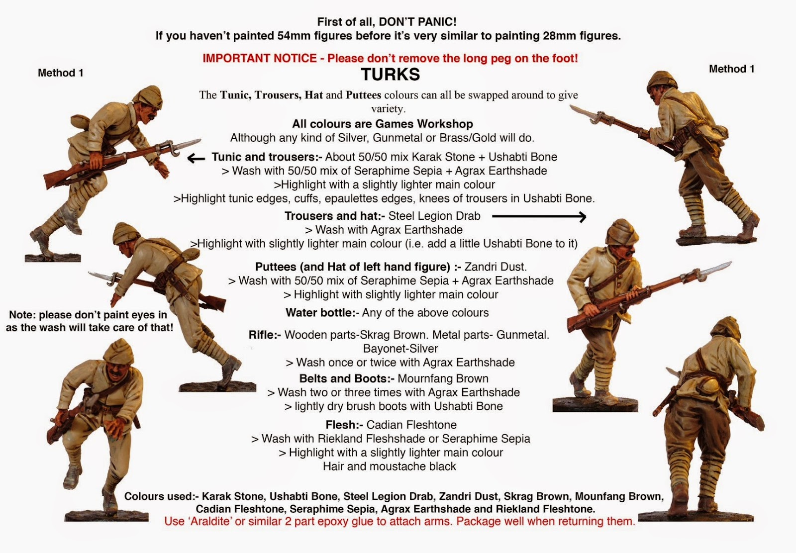 Mustering the Troops: Painting guides