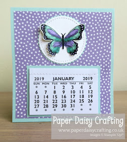 Paper Daisy Crafting: 2019 Stampin' Up! Desk Calendar with Botanical ...