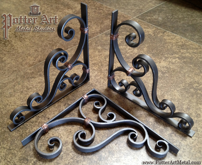 Potter Art Metal Studios: Wrought Iron Corbels