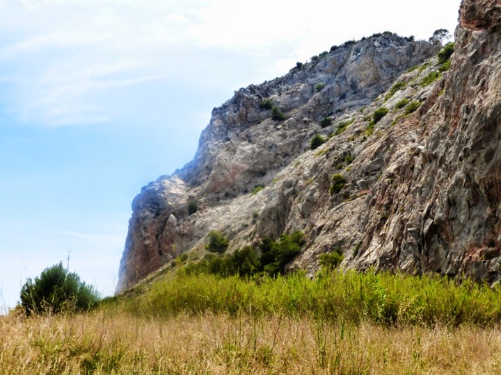 joan asín: PENYA SEGAT GARRAF, CARA EST, Directa espits blaus.