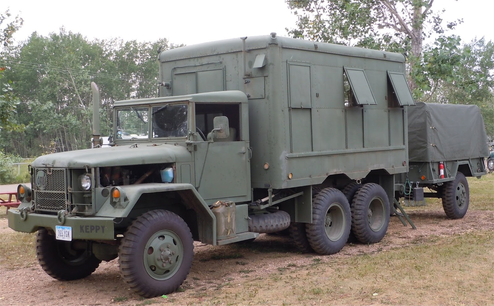 RV Adventures: The Military Vehicles are arriving in Dawson Creek