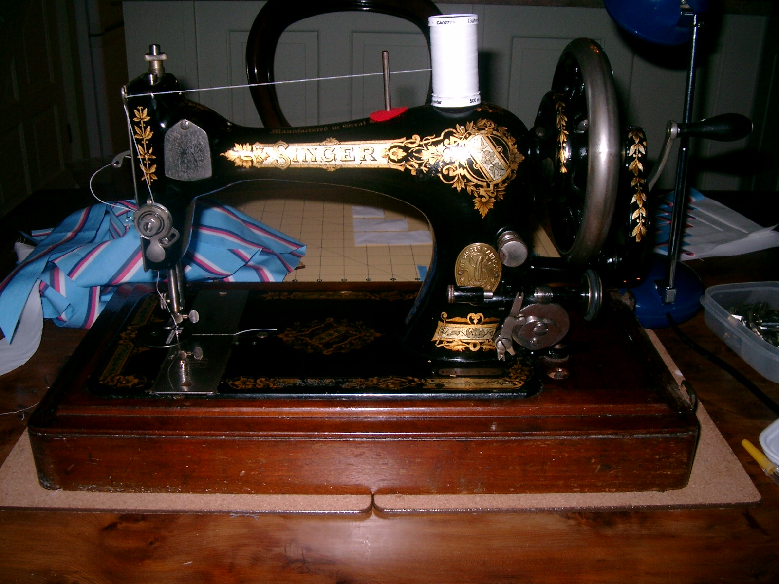 Oil and Thread: log cabin block