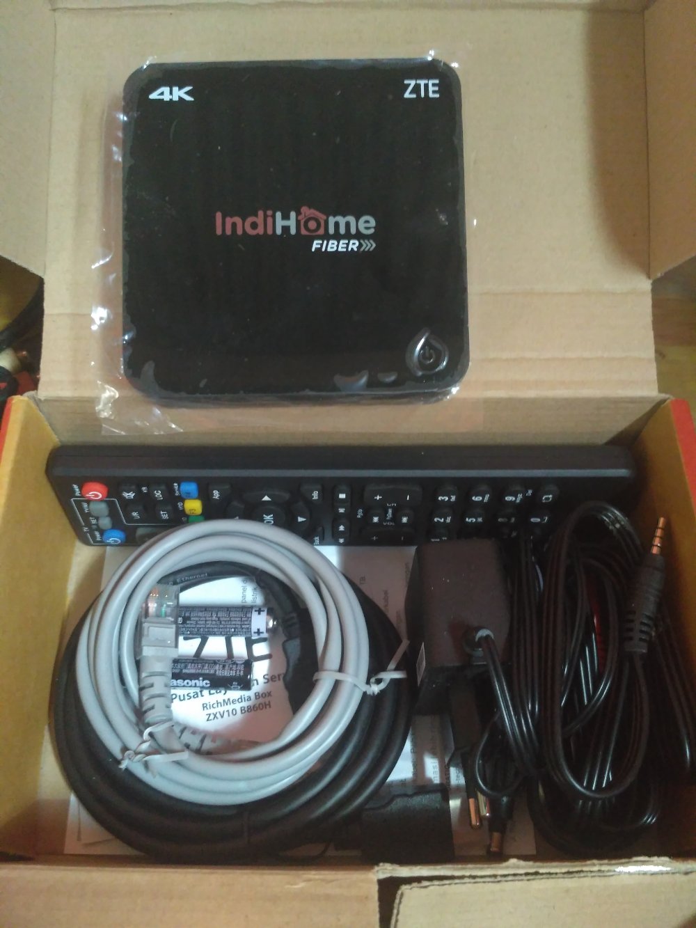 ROOT STB INDIHOME 4K ZTE ZXV B860H TANPA BONGKAR STB - BILLIAN.NET