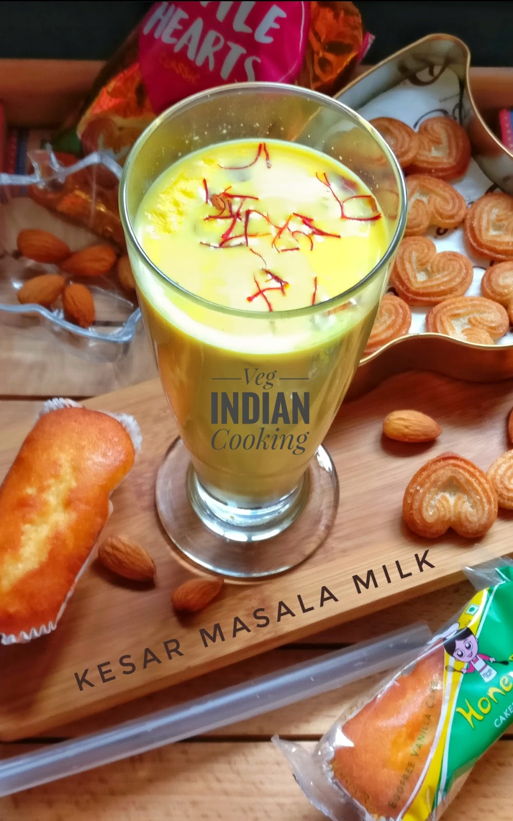 Veg Indian Cooking: Kesar Masala Milk