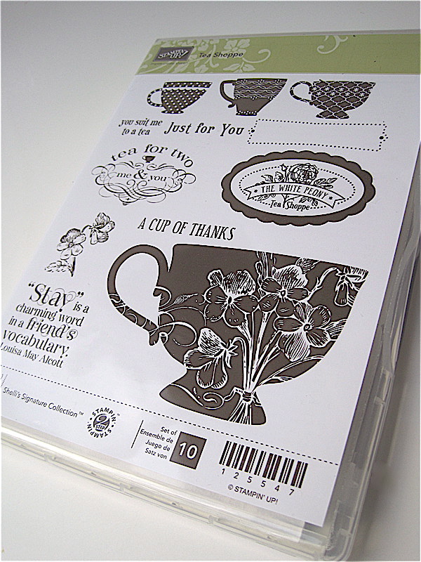 Tea With Friends: Tea Shoppe stamps from Stampin' Up!