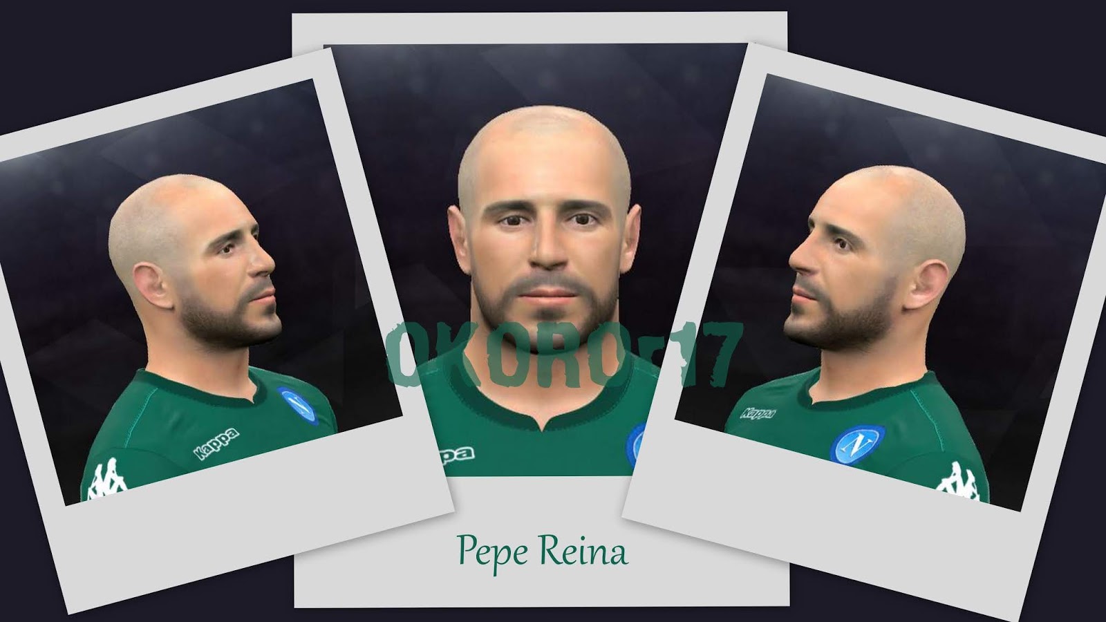 pes-modif: PES 2017 Pepe Reina Face by OKOROr17