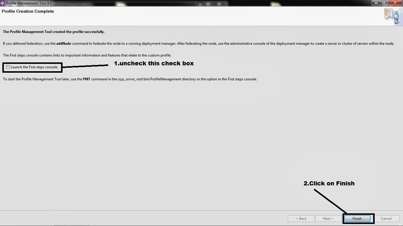 Ibm Websphere Application Server Creating Custom Profile Or Managed Node In Websphere 