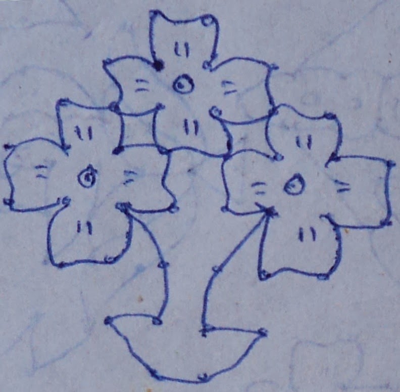 Andhra Muggulu: Flower Muggu