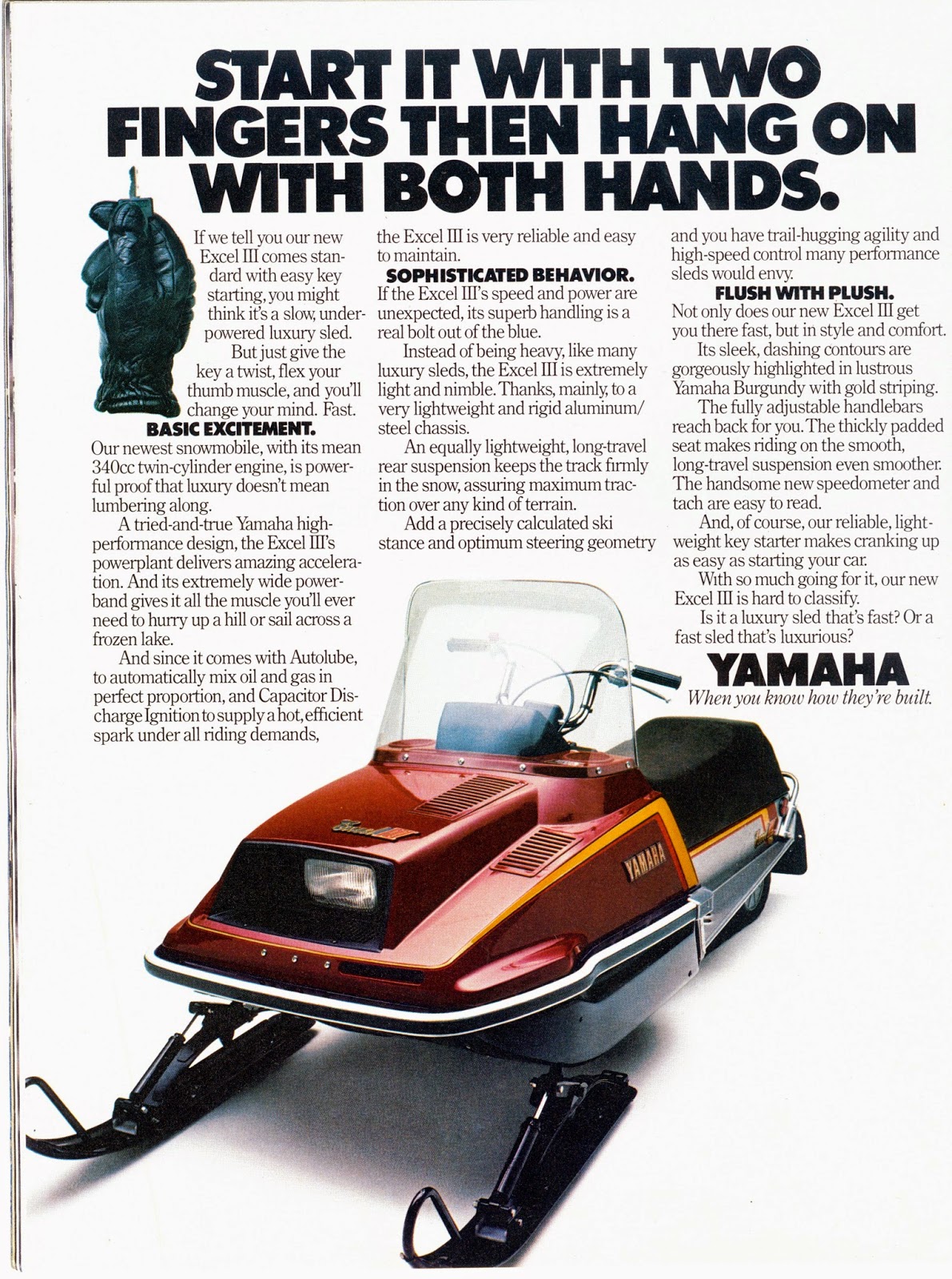 CLASSIC SNOWMOBILES OF THE PAST: 1981 YAMAHA EXCELL III