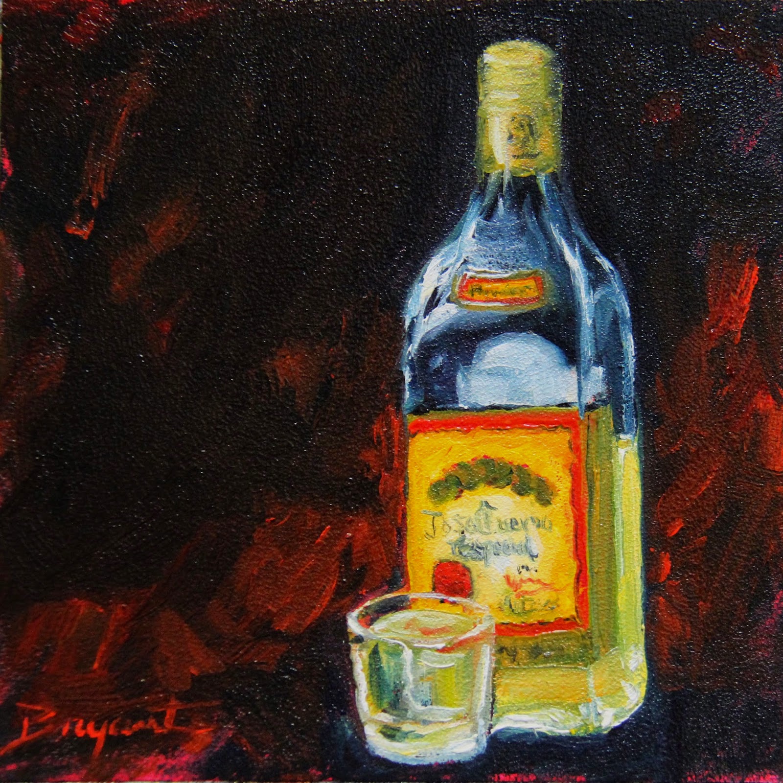 Debra Bryant Studio: STRAIGHT TEQUILA NIGHT