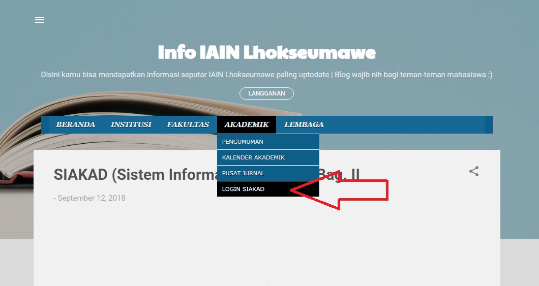SIAKAD (Sistem Informasi Akademik) Bag. I