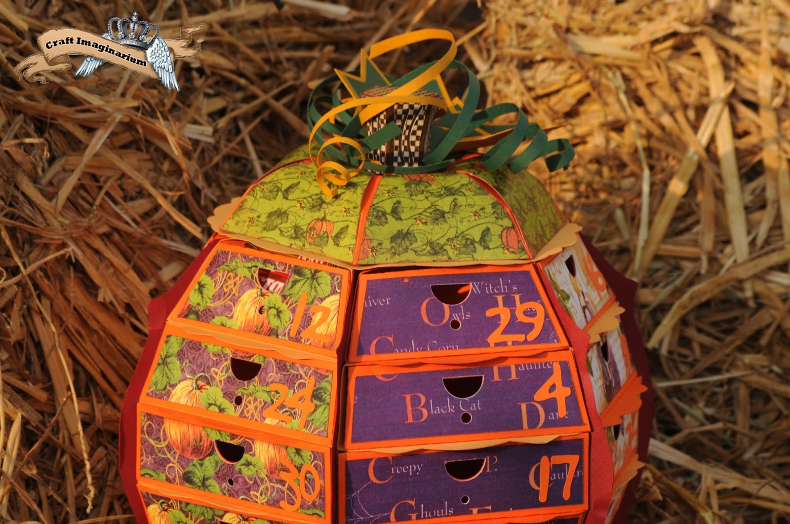Craft Imaginarium: Halloween pumpkin Advent Calendar