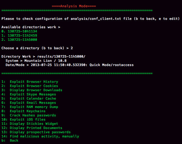 .: Pac4Mac - Forensics Framework for Mac OS X and more ...
