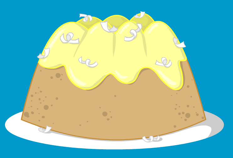 Seven Blue Orchids: Drawing a Day: Cakes