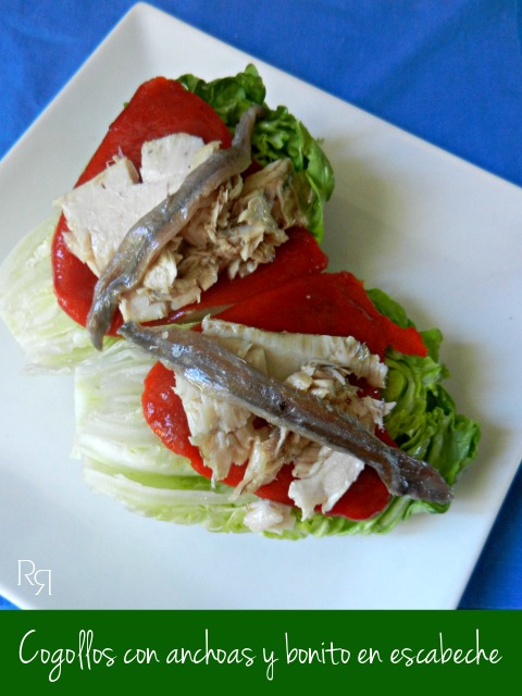 COGOLLOS CON ANCHOAS Y BONITO EN ESCABECHE | las recetillas de romo