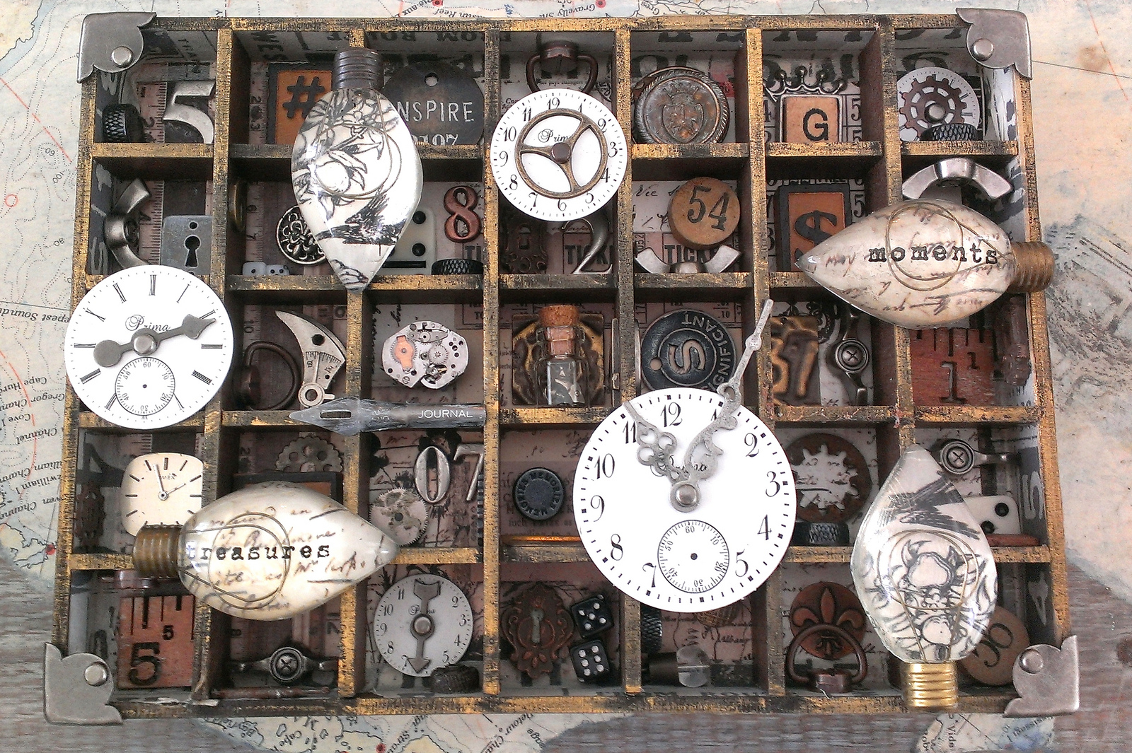 starrgazer creates: Steampunk Junk Box