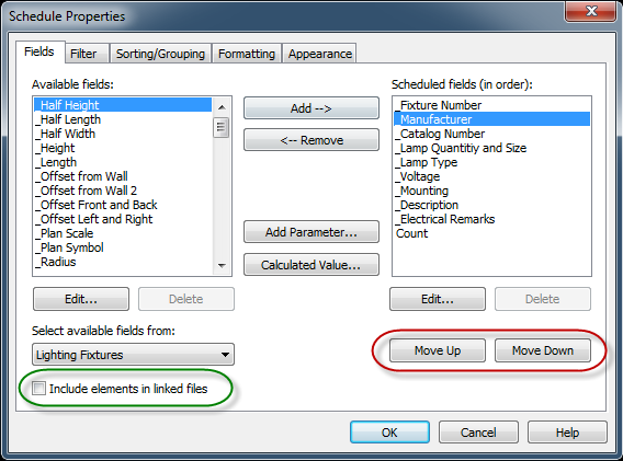 CAD Shack: Everything about Revit Schedules