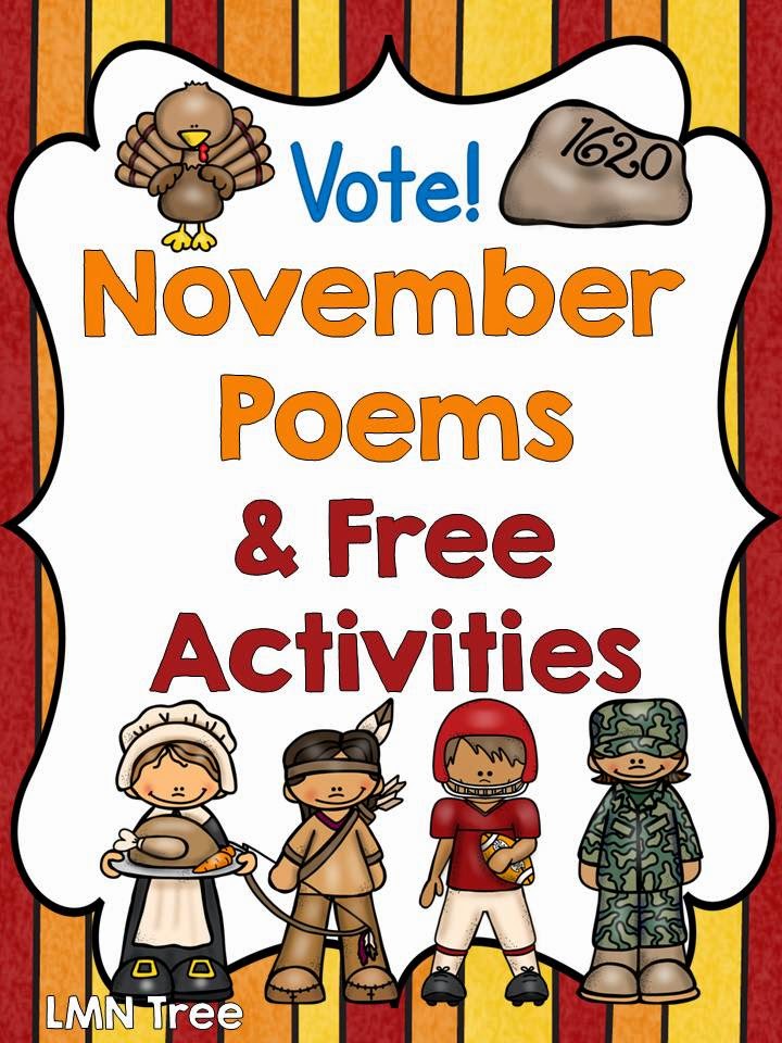 LMN Tree: November Poems and Free Activities