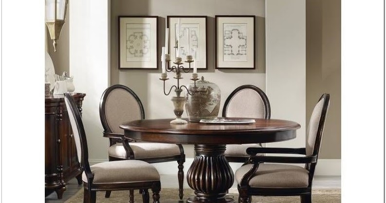 54 Inch Round Pedestal Dining Table Set