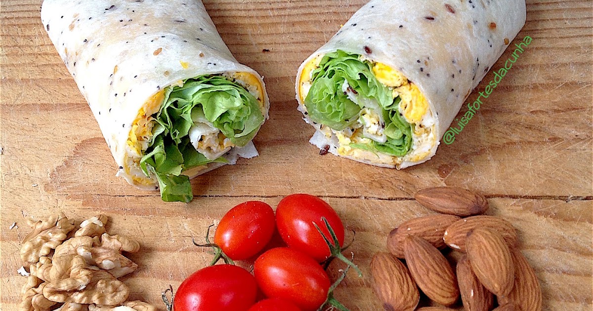 My Casual Brunch: Wraps e Sushi wraps com ovo mexido e queijo creme