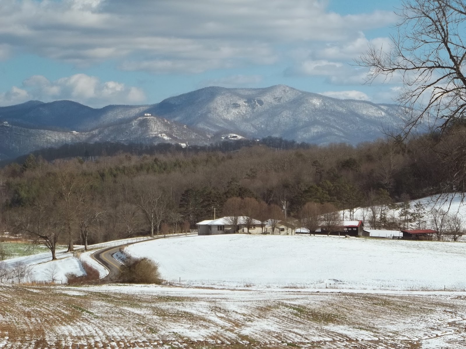 Blue Ridge Poet: Blue Ridge Mountains' Snow