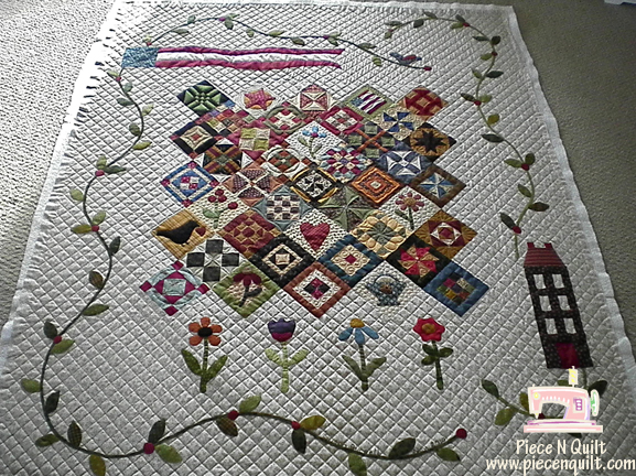 Piece N Quilt: Custom Machine Quilting {Saltbox Sampler}