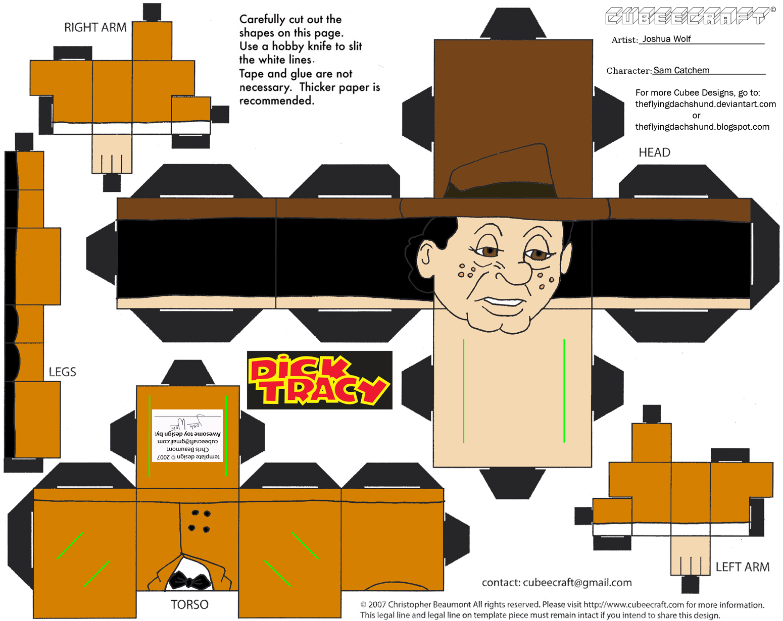 De cubeecraft y algo más: Cubeecraft - Dick Tracy