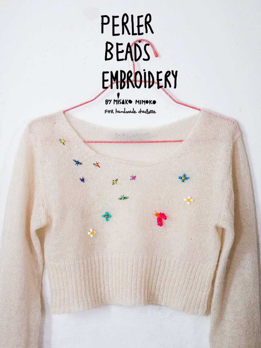 misako mimoko: My new DIY: How-To Perler Bead Embroidery