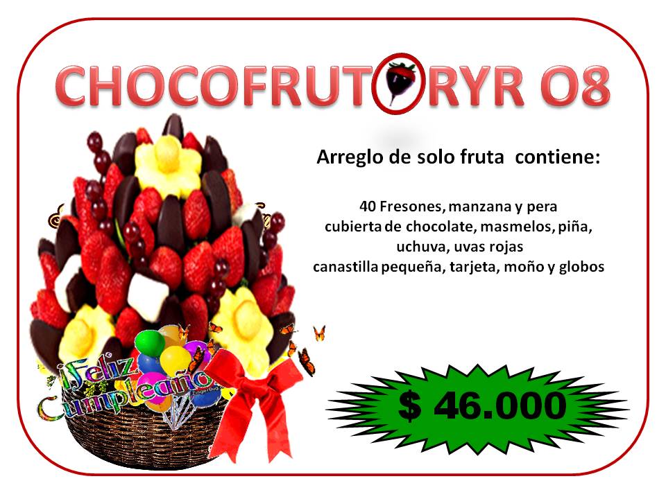 CHOCO FRUTAS RYR: CATALOGO 1 CHOCO FRUTAS RYR