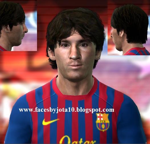 Faces by Jota10: Face Messi Pes 2011- By Jota10- Versão final