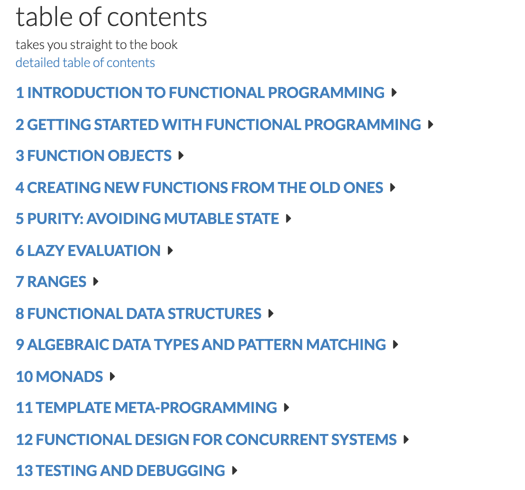 Review of Manning's Functional Programming in C++