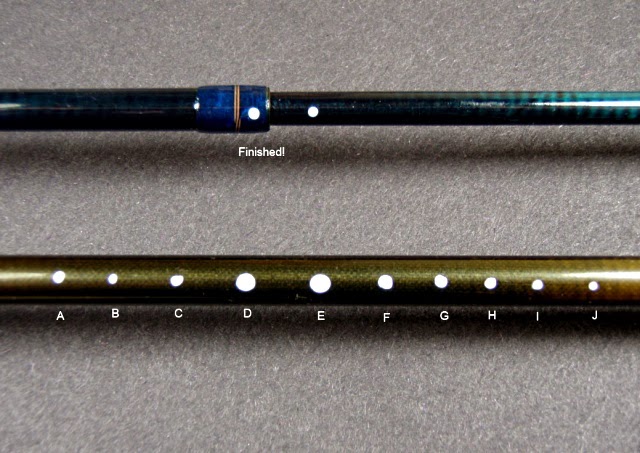 Custom Fly Rod Crafters' Blog: Alignment Dots