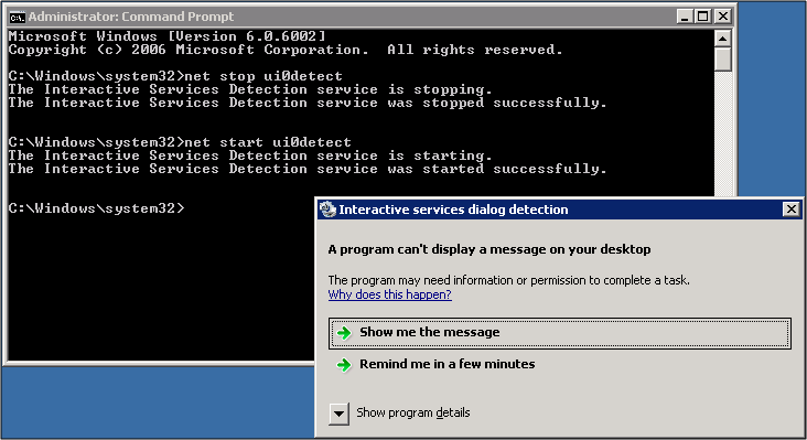 Windows Update Interactive Services Detection In Windows - newlinehawaii