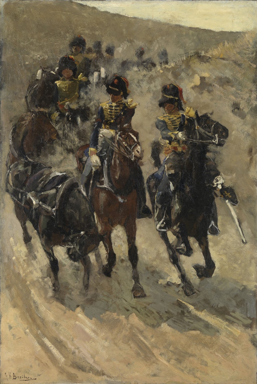 George Hendrik Breitner: The Yellow Riders (1885 - 1886)