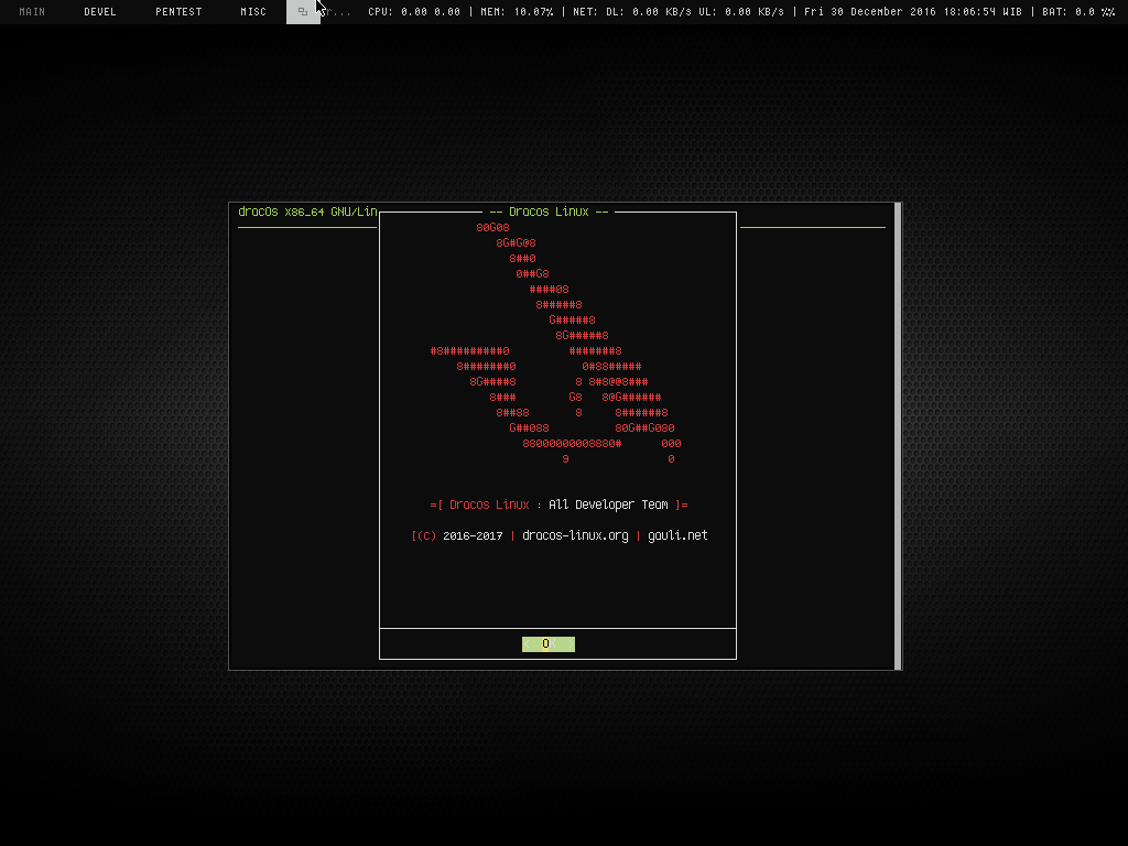 Langkah Langkah Instalasi DracOs Linux 2.1 - LinuxSec