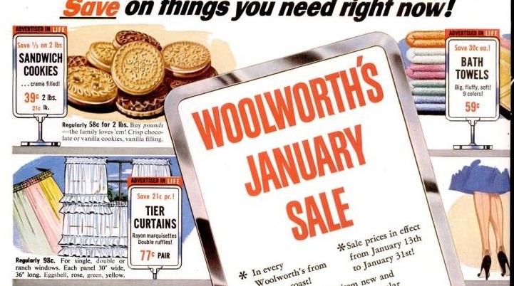 1950's advertising and pop culture: 1955 WOOLWORTH'S ADVERTISEMENT ( is ...
