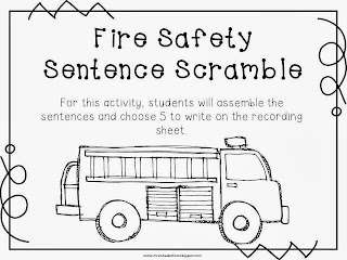 Mrs. Wheeler's First Grade Tidbits: Fire Prevention Week